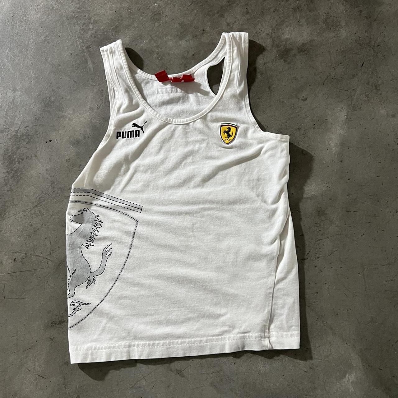 Puma x Ferrari tank top Size: small #ferrari... - Depop