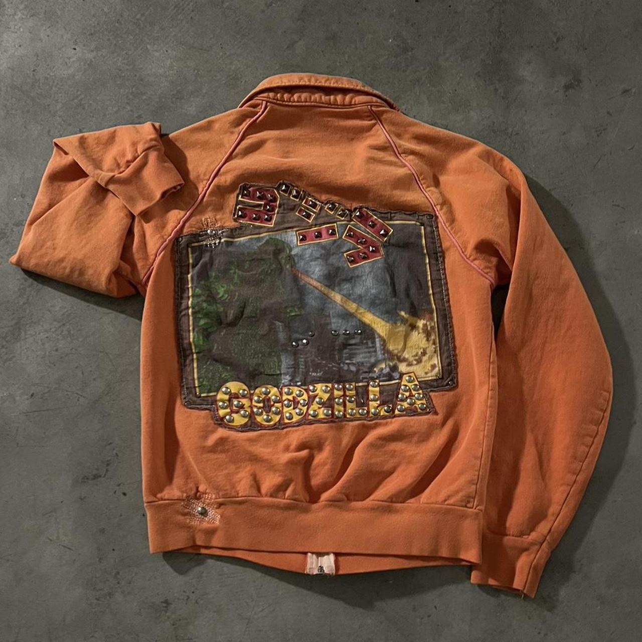 80s vintage Godzilla jacket Size: medium #y2k... - Depop