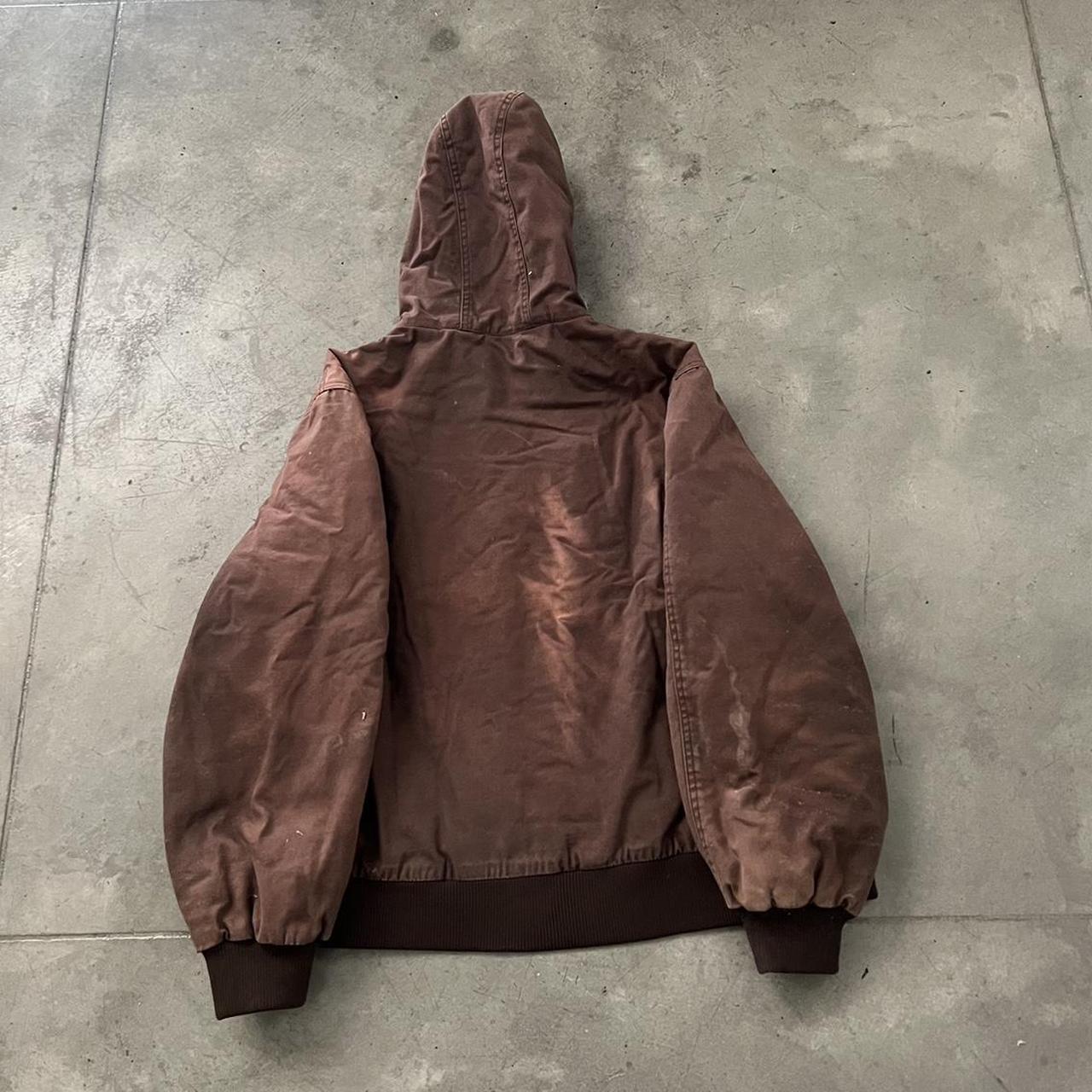 Original 2000’s sun faded dickies workman jacket... - Depop