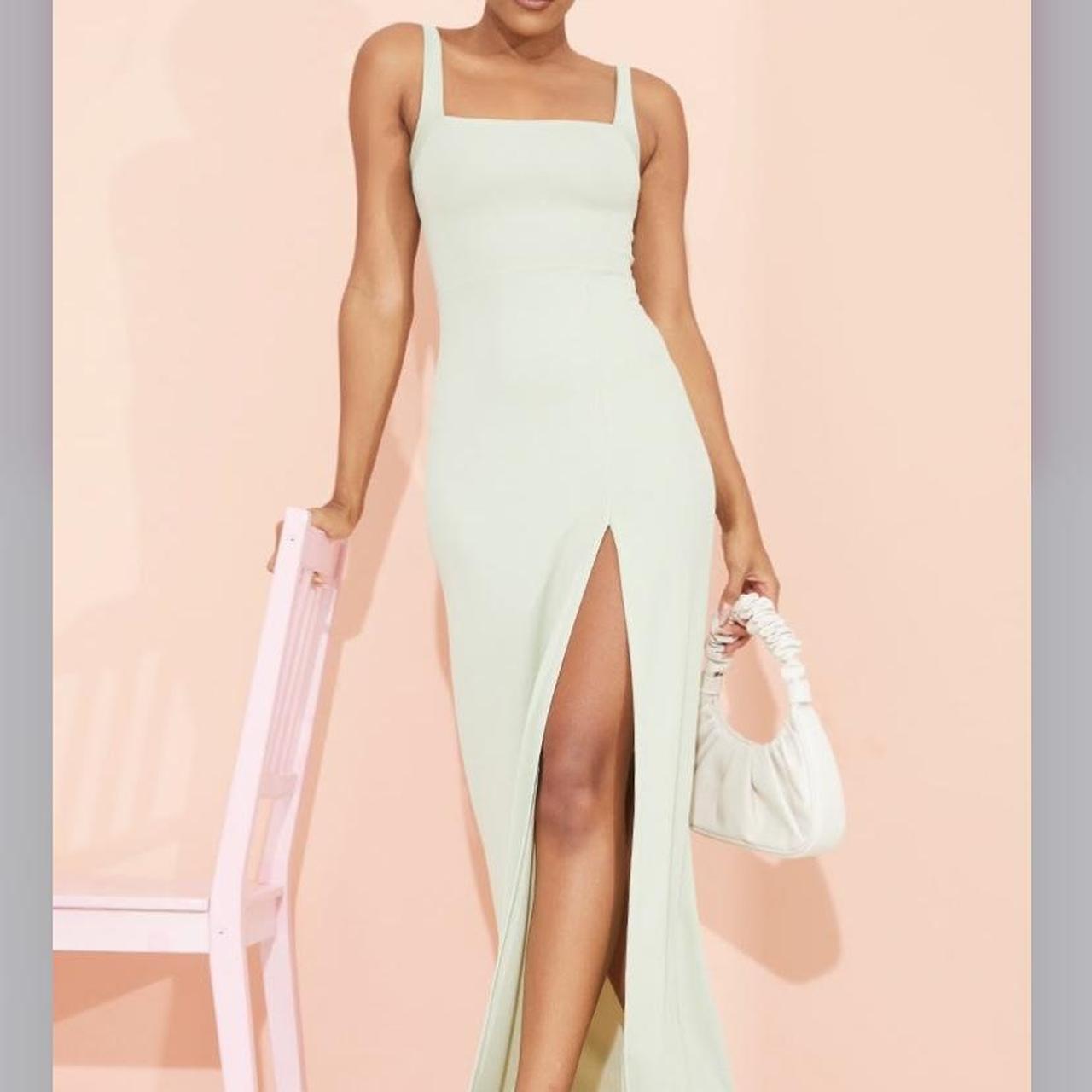 stunning mint green pretty little thing dress, worn... - Depop