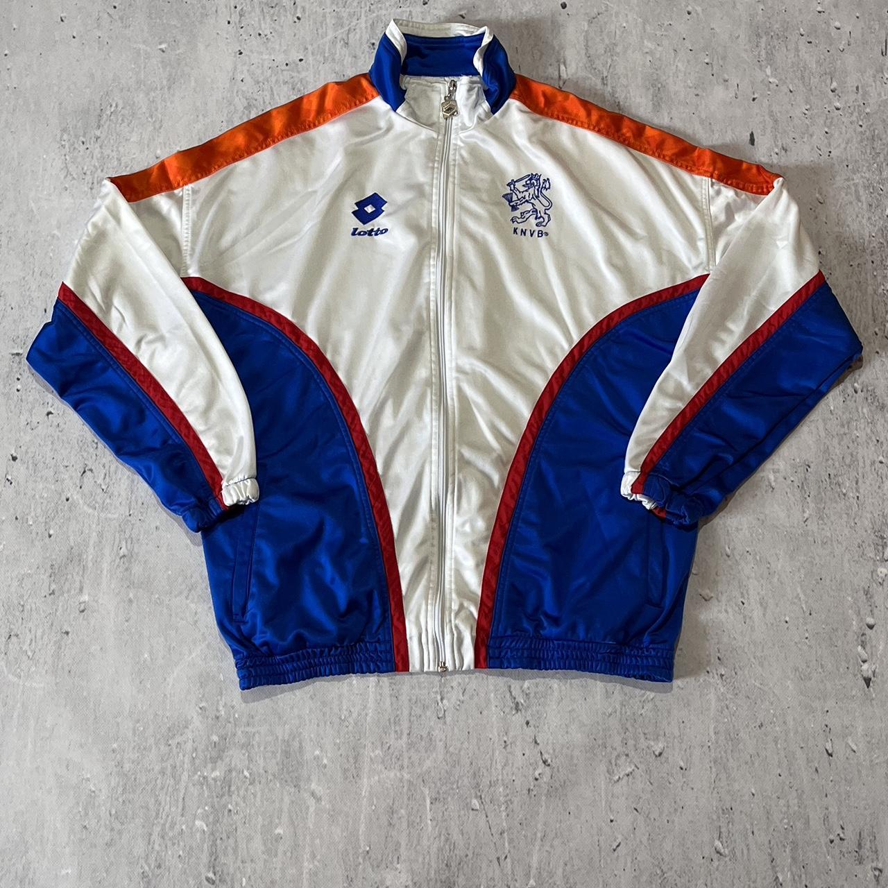 Lotto Men's Blue and White Sweatshirt | Depop