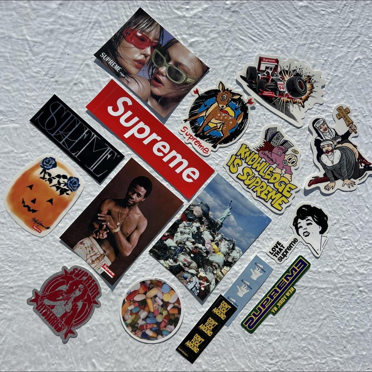 Supreme sticker set H 16 that are shown #Supreme - Depop