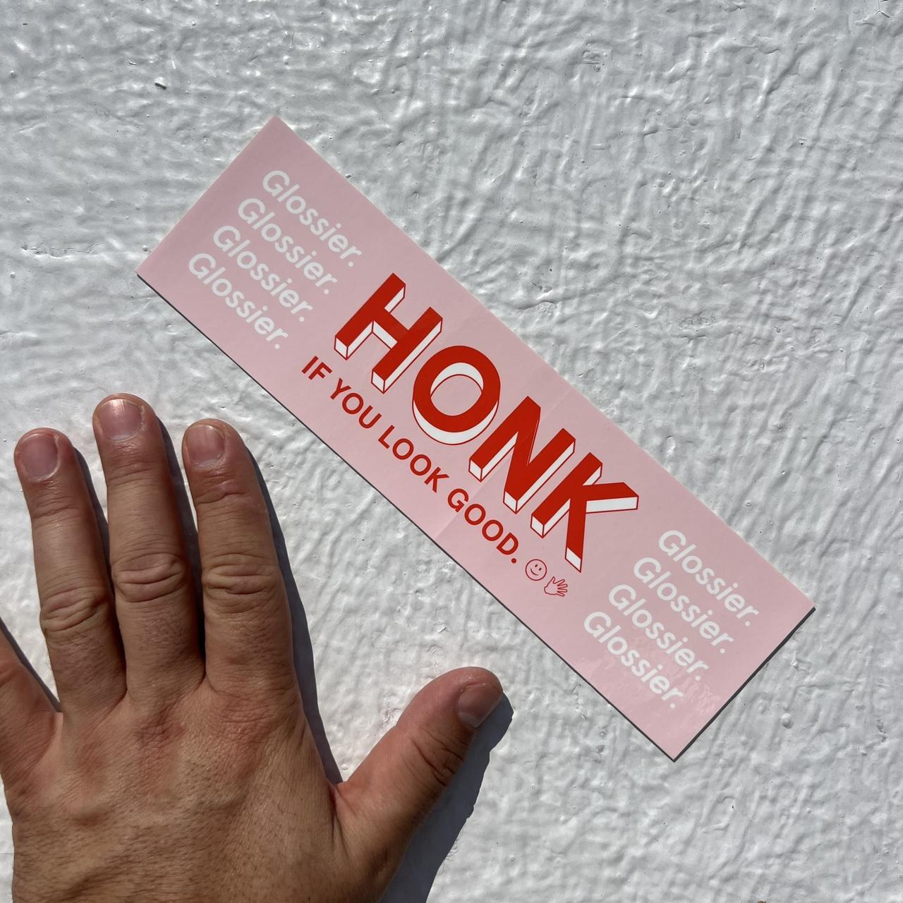 Glossier Austin bumper sticker Message for... - Depop