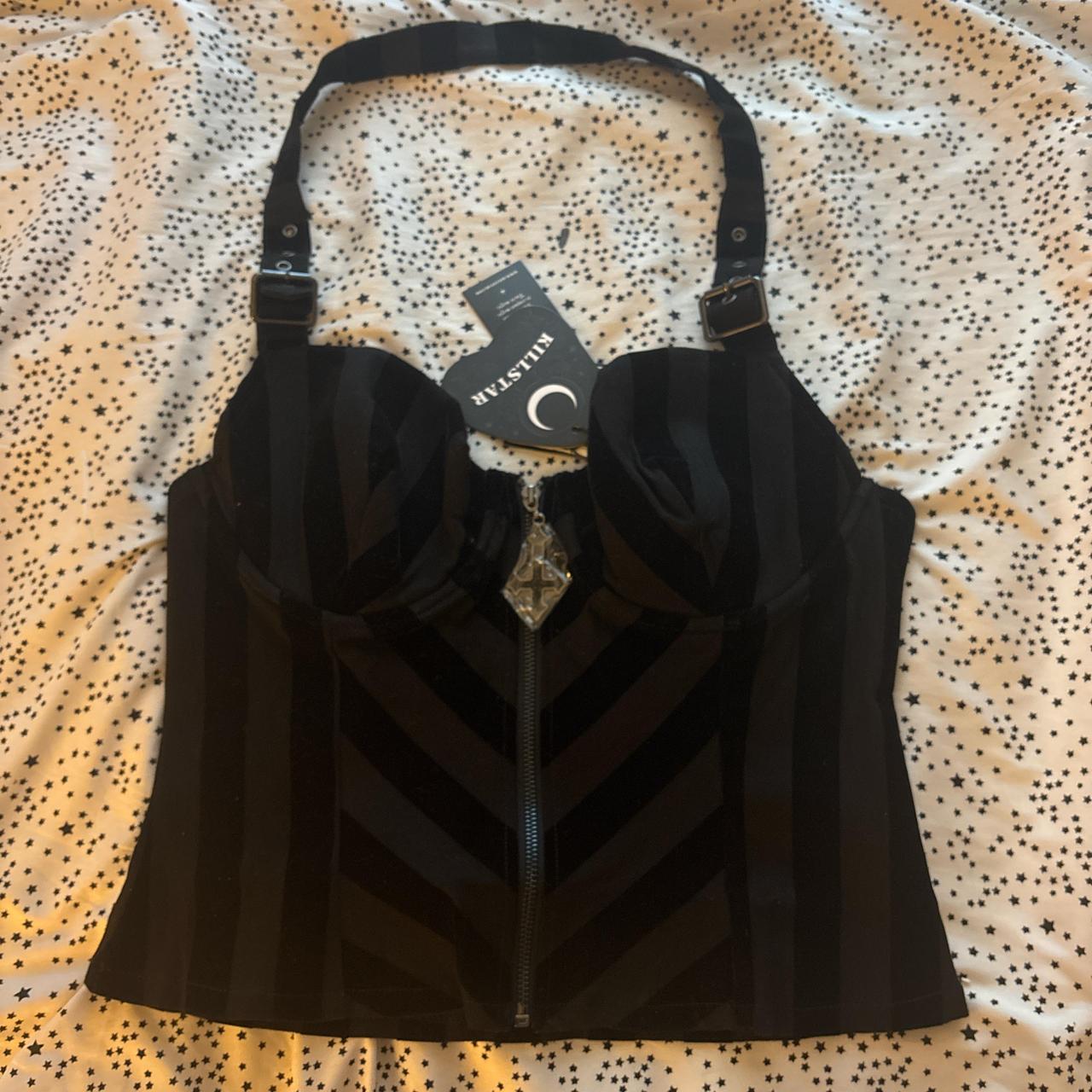 KILLSTAR new with tags Merciless halter top size L!... | Depop
