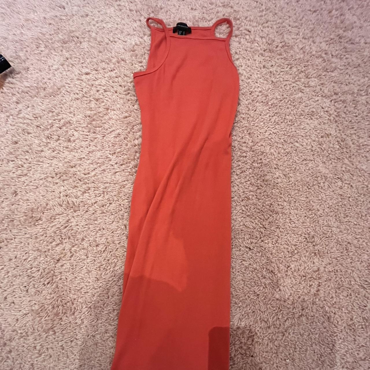 Primark red maxi dress Uk size... - Depop