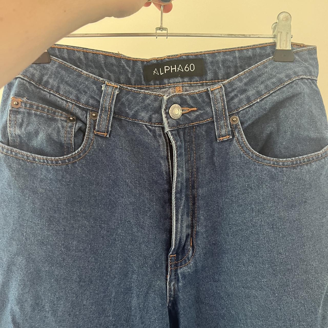 Alpha 60 XS wide leg jeans. - Depop