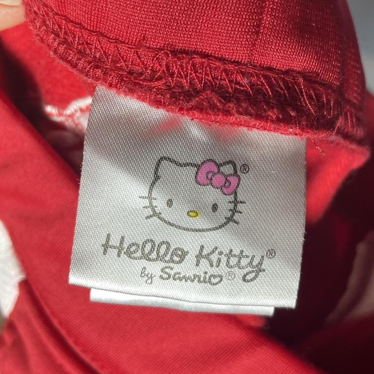 🏷️ hello kitty track pants 🧾 juniors size 12/14,... - Depop