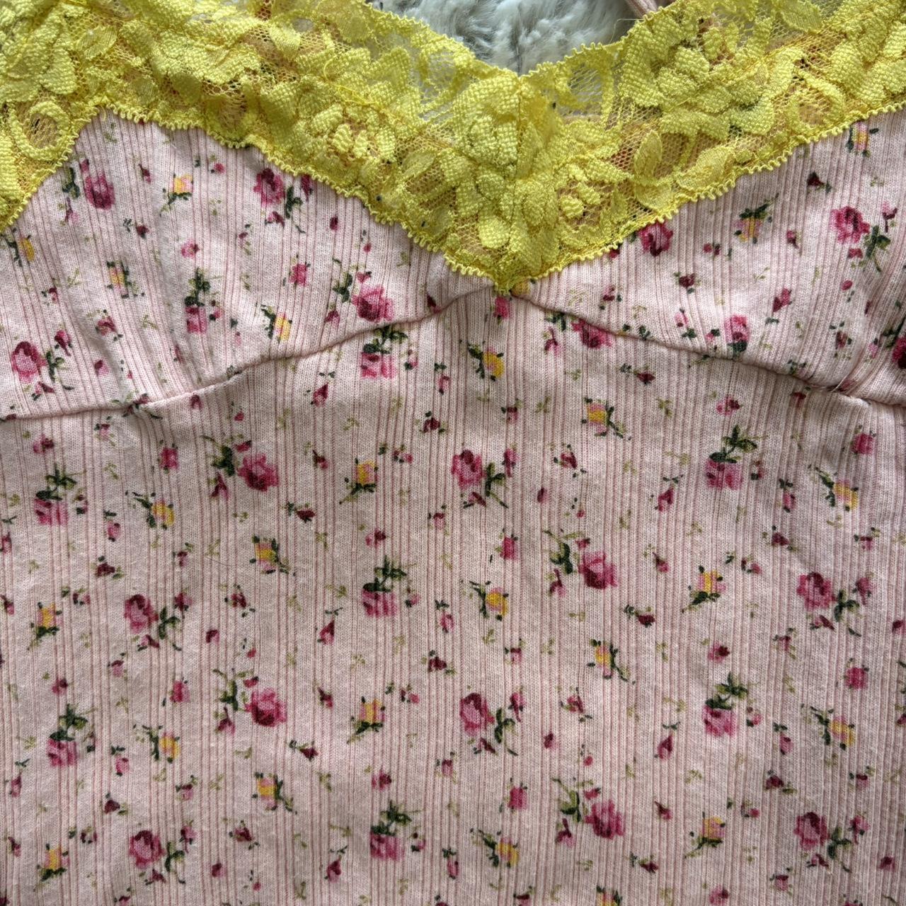 Liz Lisa floral tank Size xsmall Preowned All... - Depop