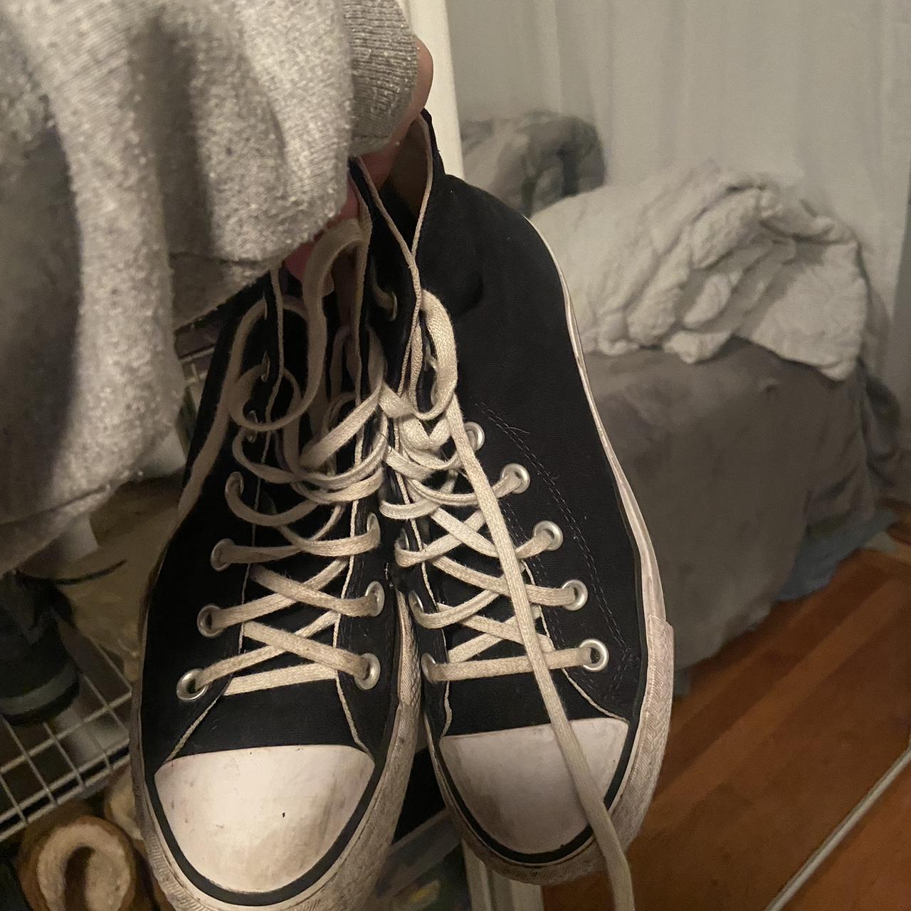 platform converse originally $100 size 7 - Depop