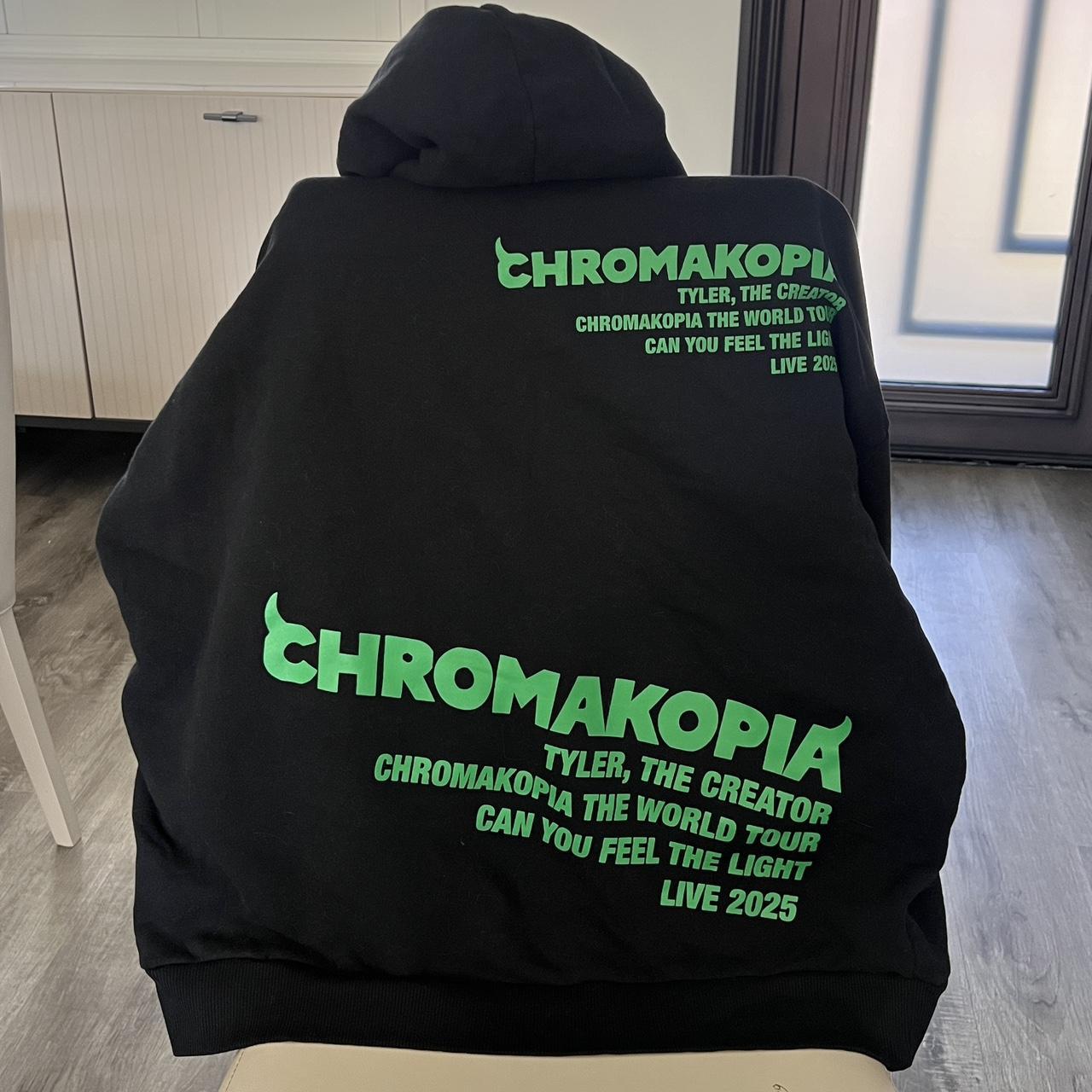 🦠🥁 tyler the creator chromakopia tour hoodie limited... | Depop