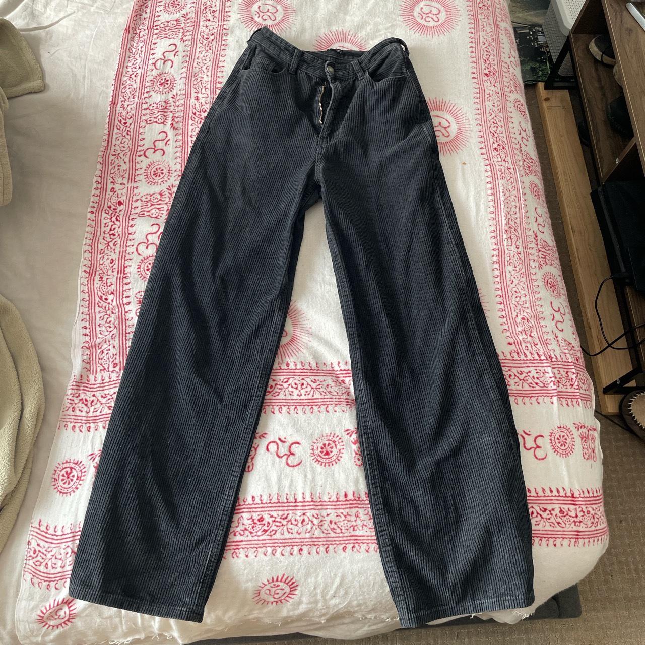 ghanda wide leg corduroy pants - size 6 insanely... - Depop