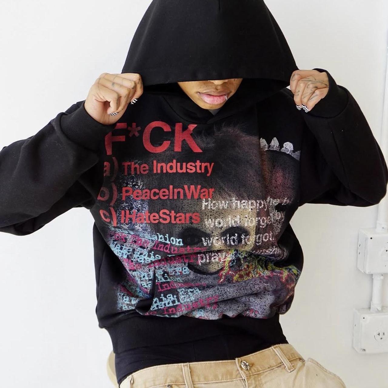 Peaceinwar industry hoodie brand new will ship when... | Depop