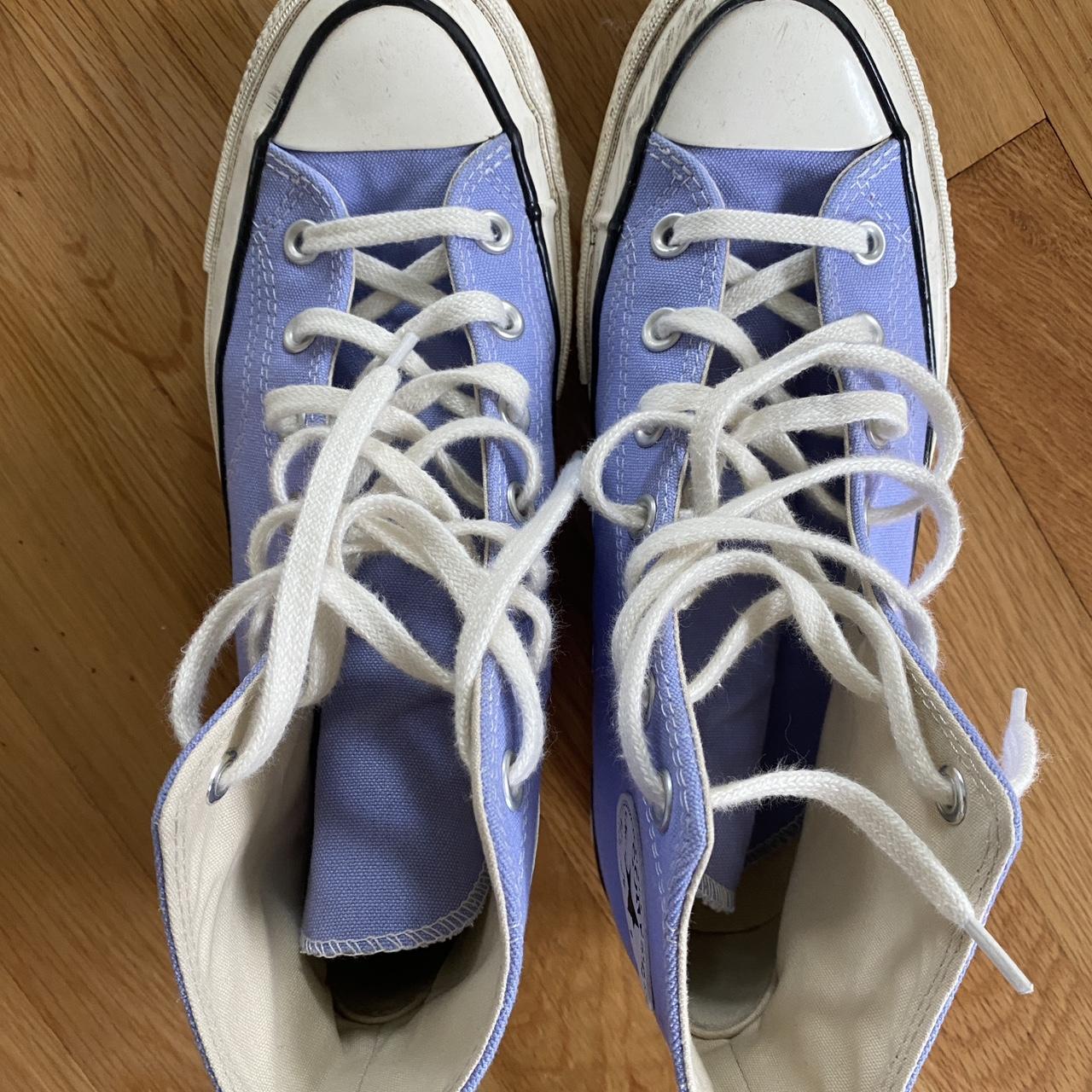 Lavender Converse Chuck 70s, only worn 3-4 times,... - Depop