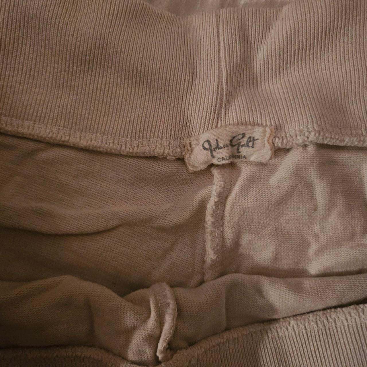 white/cream flared brandy mellville... - Depop