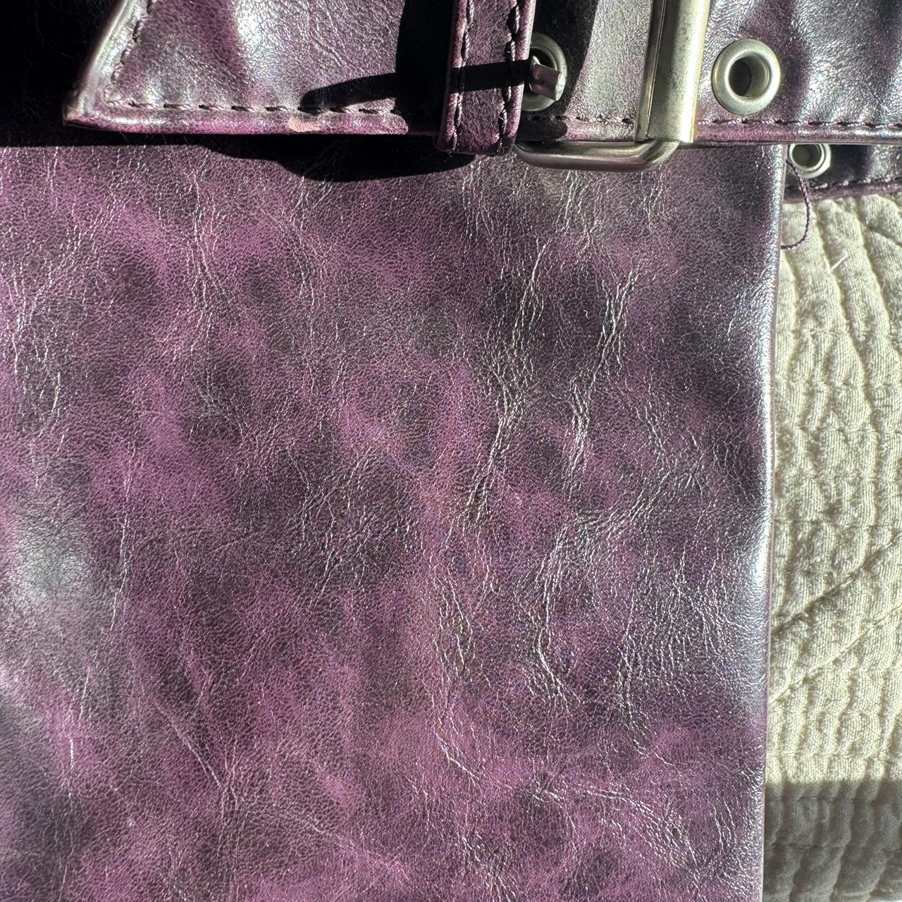 2000's Purple FIB Handbag. Great condition. - Depop