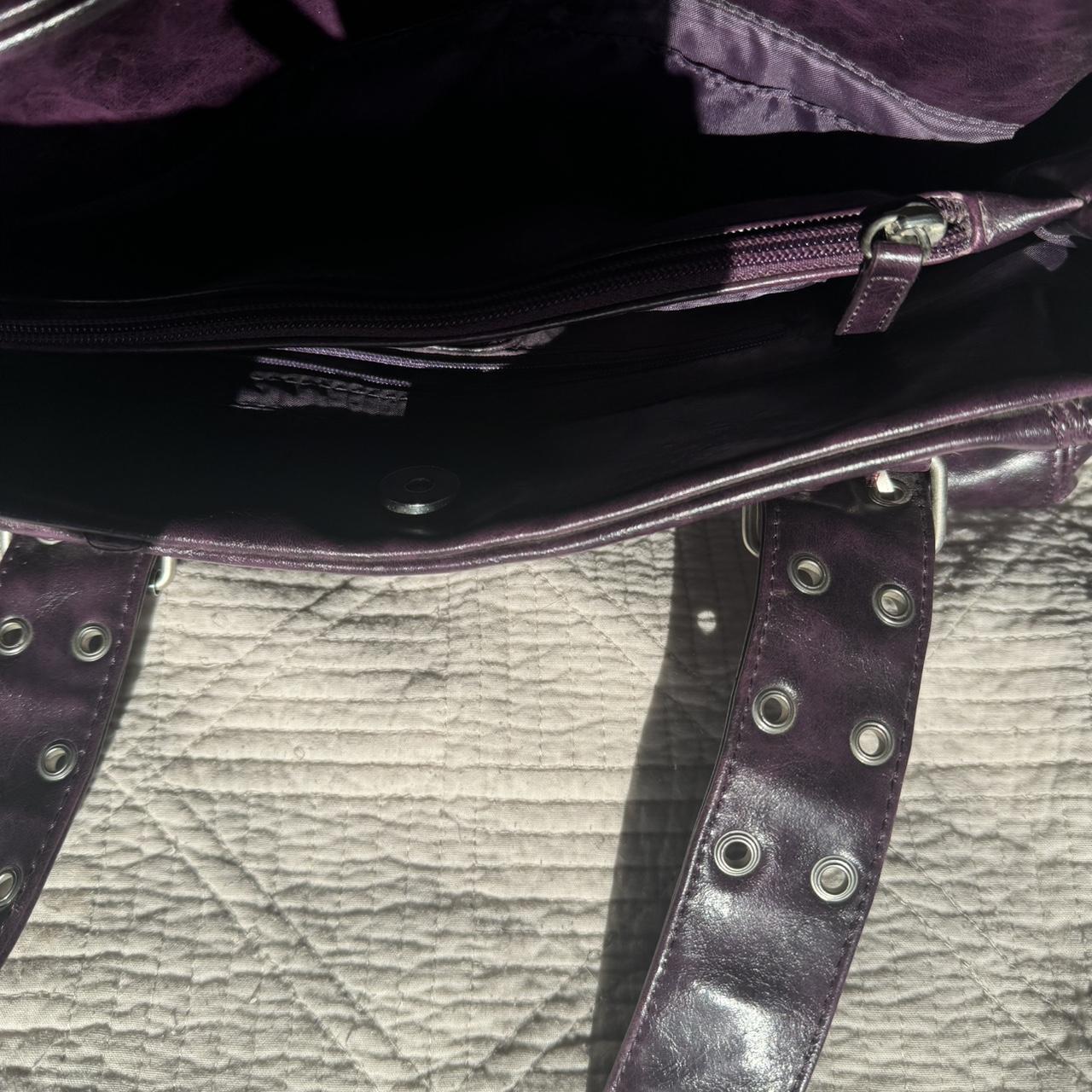 2000's Purple FIB Handbag. Great condition. - Depop