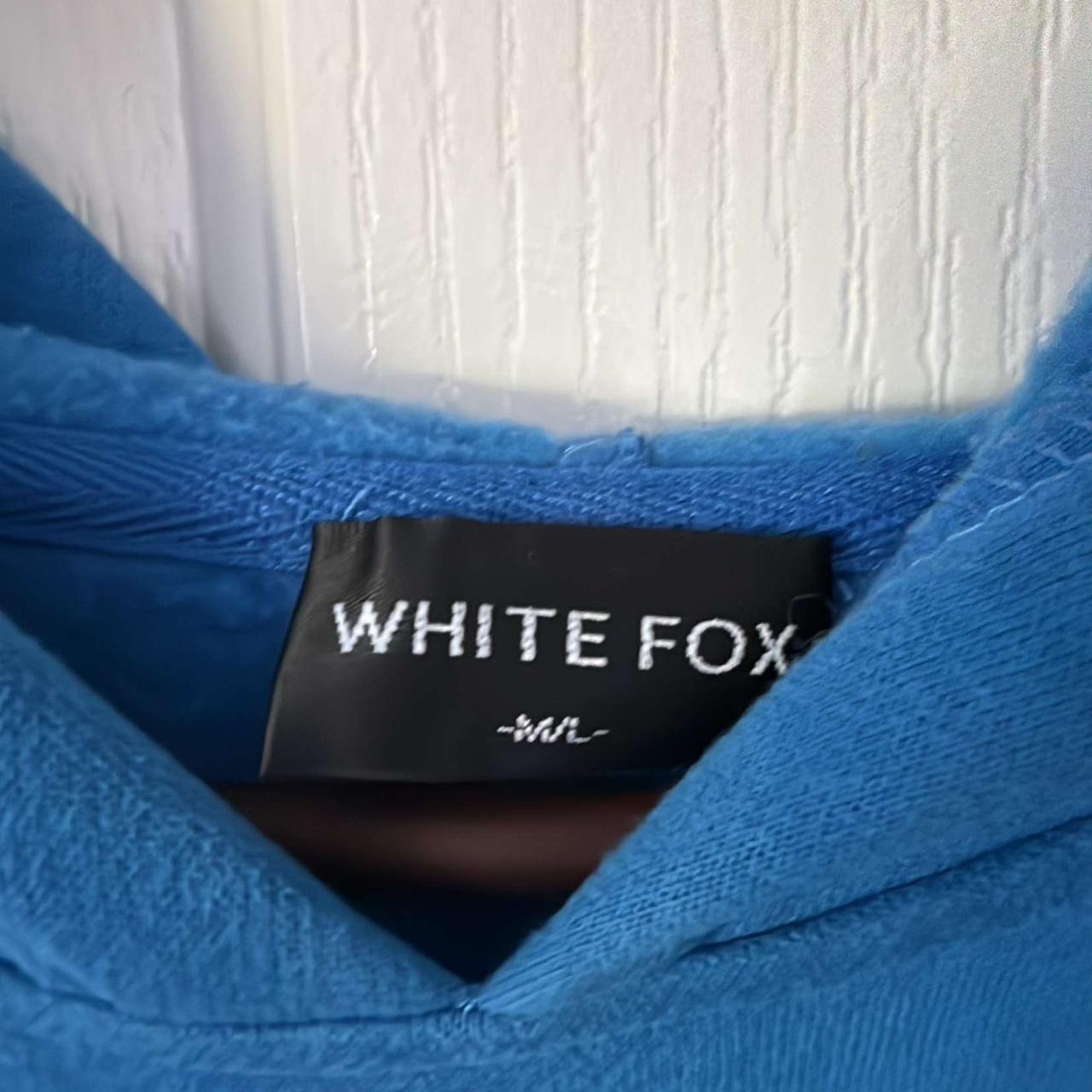 Blue White Fox hoodie & tracksuit set #hoodie | Depop