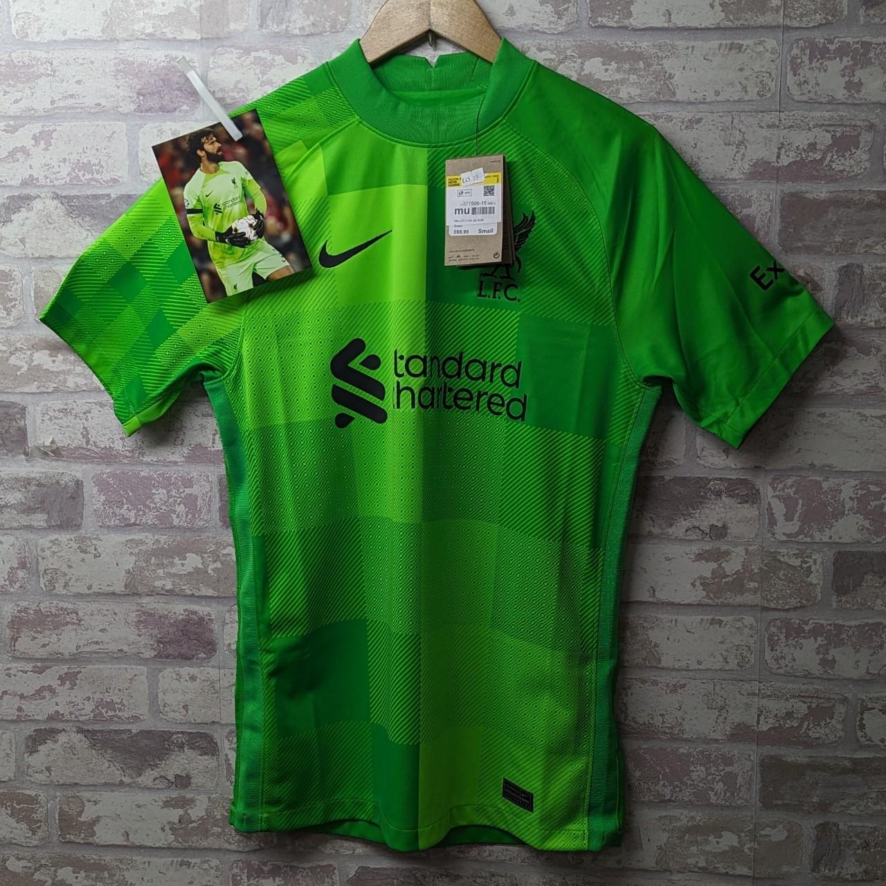 OFFICIAL ALLISON LIVERPOOL KEEPER SHIRT ... 2021... - Depop