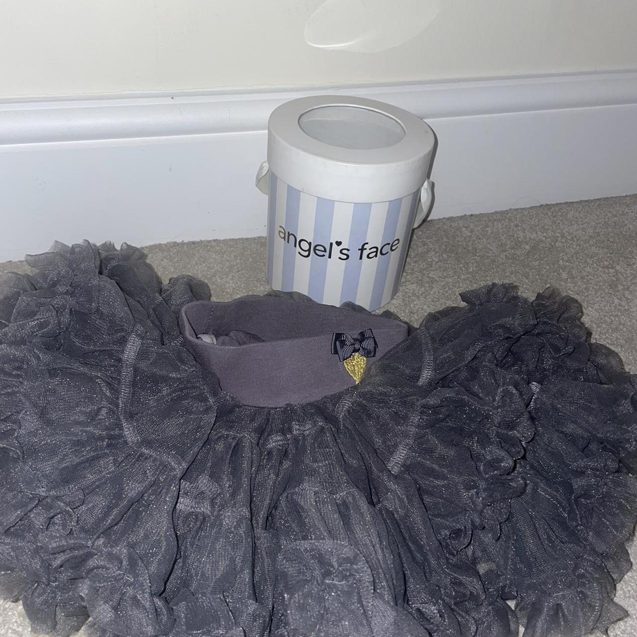 Angels face tutu grey skirt 0-1 Worn once Comes... - Depop