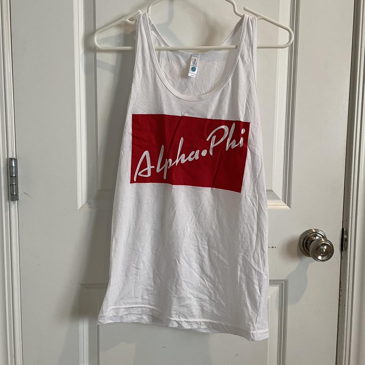 Alpha phi shirt in a ray ban style!! Super cute tank... - Depop