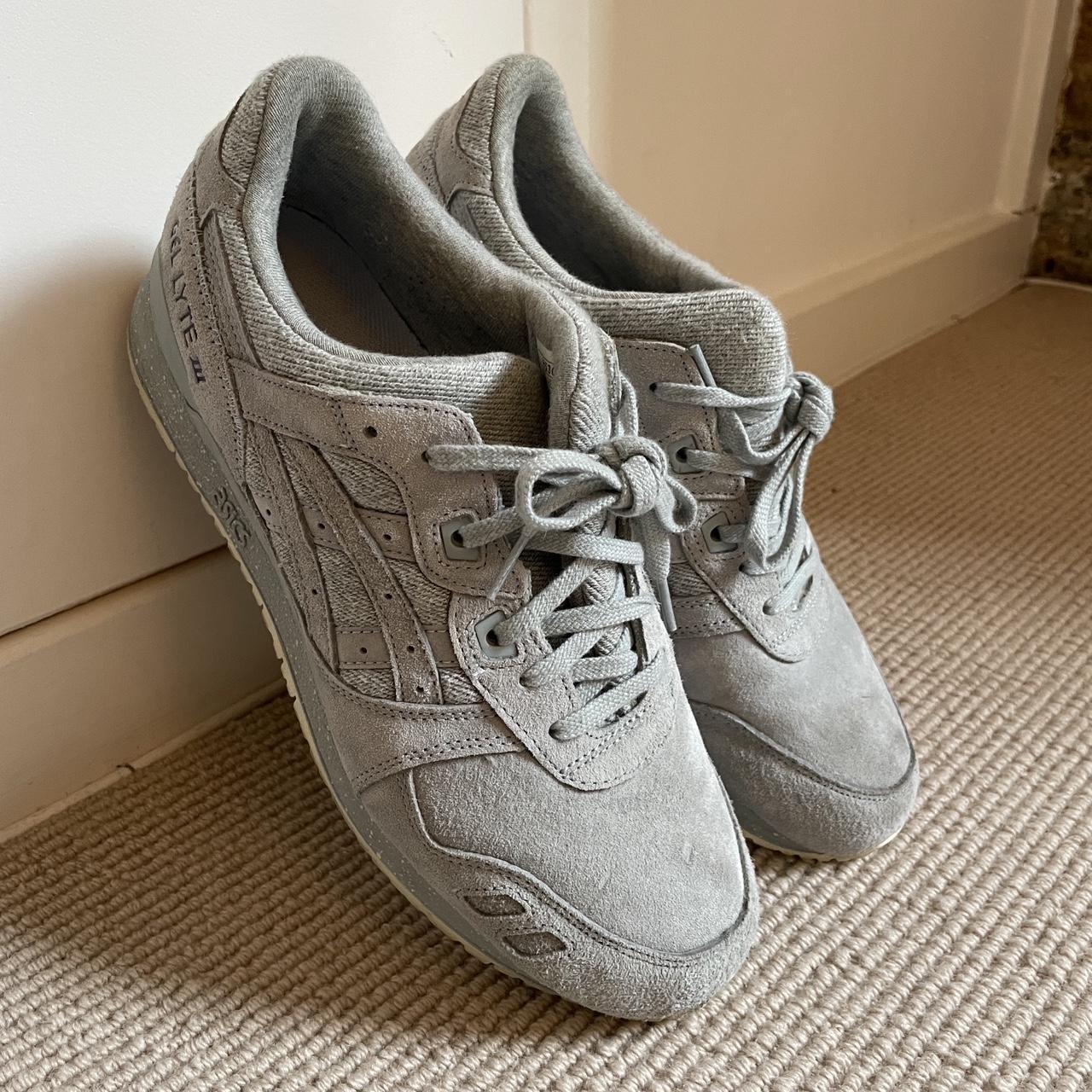 ASICS Men's Grey Trainers | Depop