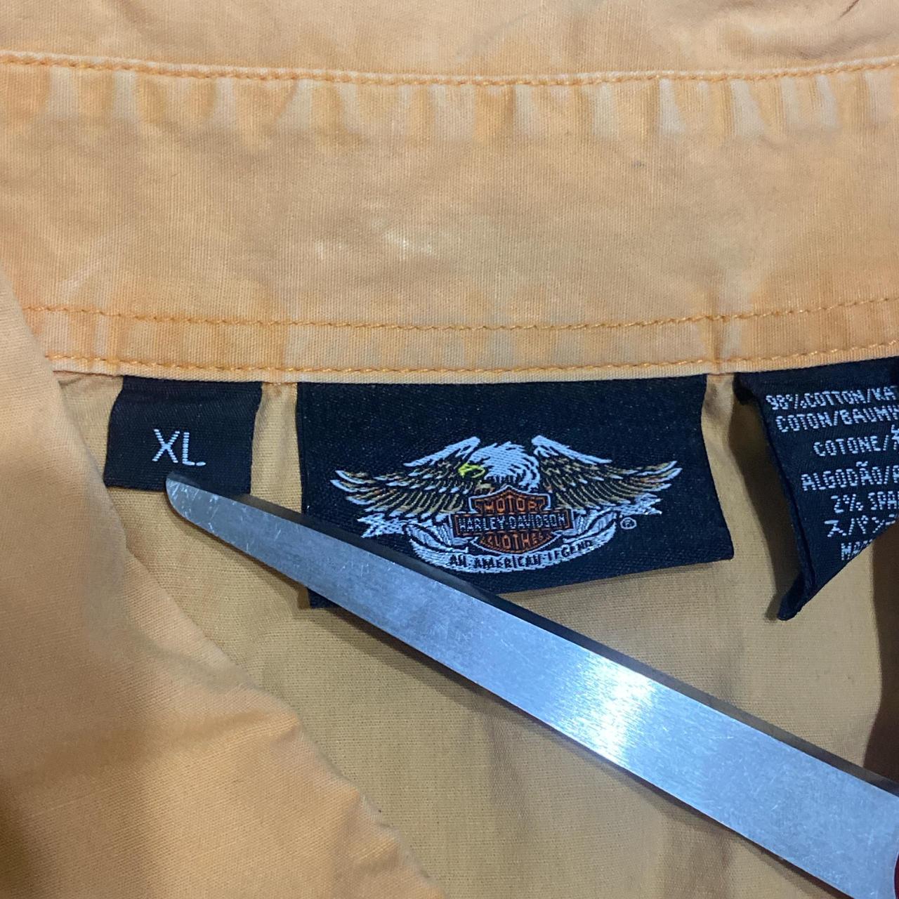 Y2K Harley Davidson Button Down Shirt 2009... | Depop