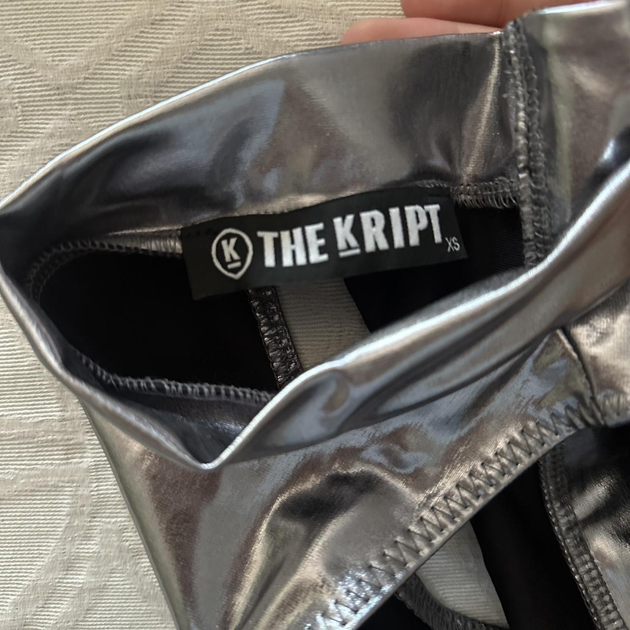 the kript silver bodysuit -perfect for concerts and... - Depop