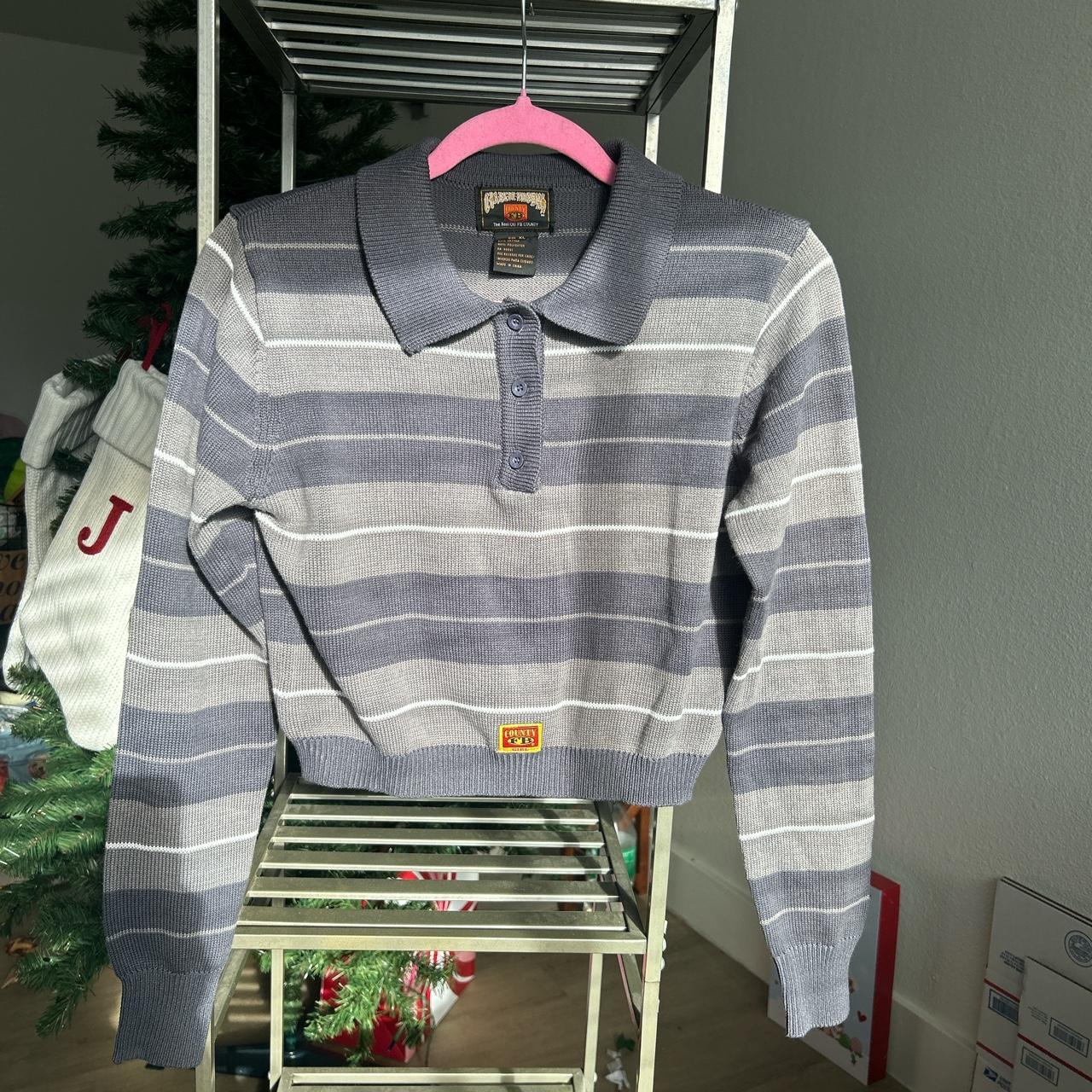 Women’s FB County OG Charlie Brown long sleeve crop top - Depop