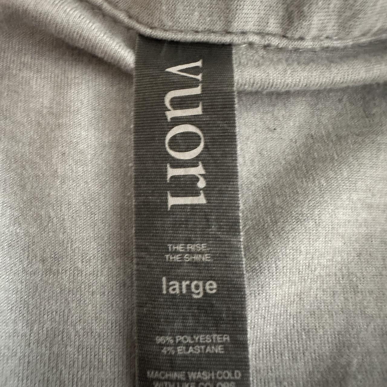 Men’s vuori grey polo size large Some pilling on shirt - Depop