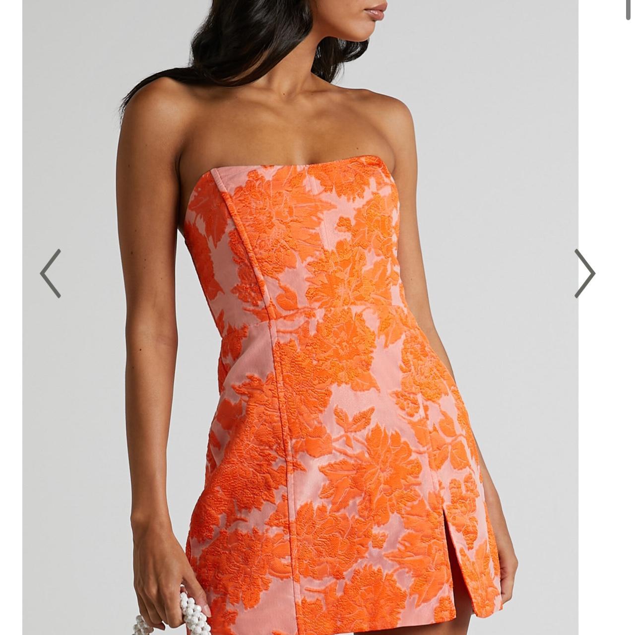 Showpo BRAILEY MINI DRESS - STRAPLESS DRESS IN... - Depop