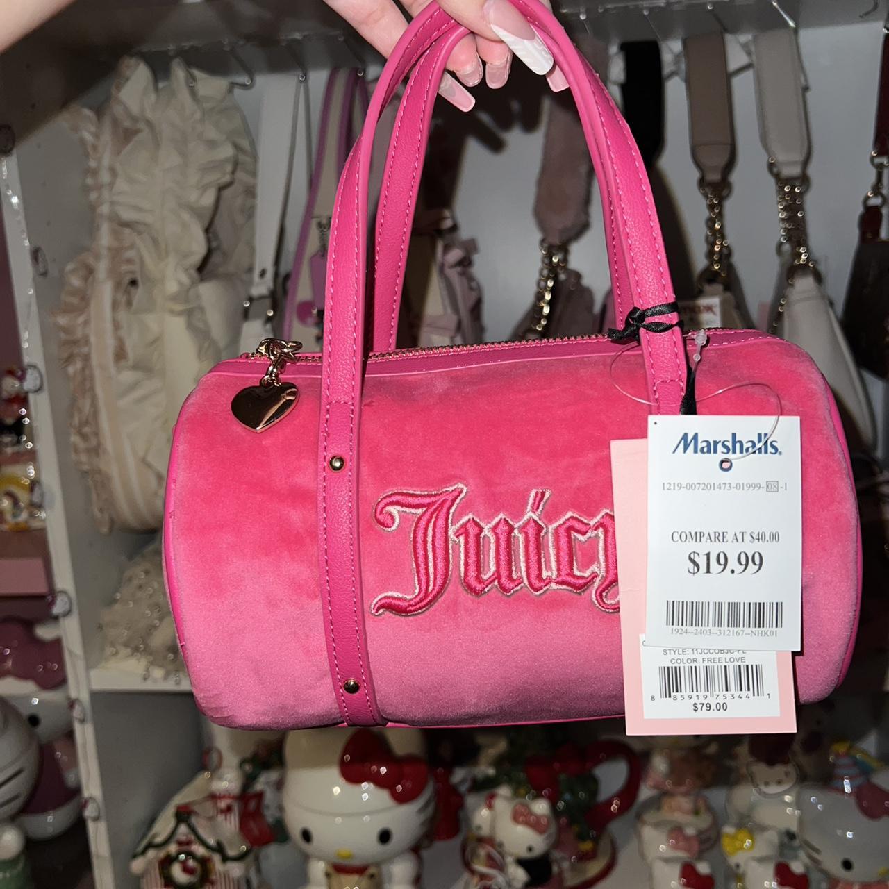 Juicy hot pink barrel bag - Depop