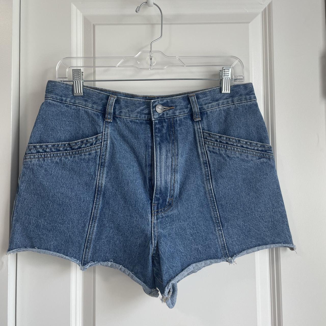 Afends Denim Shorts High-waisted retro inspired... | Depop