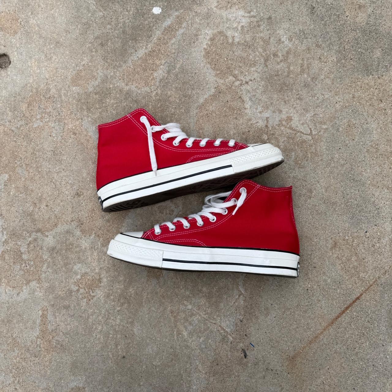 Converse chuck 70 high Red -like new condition... | Depop