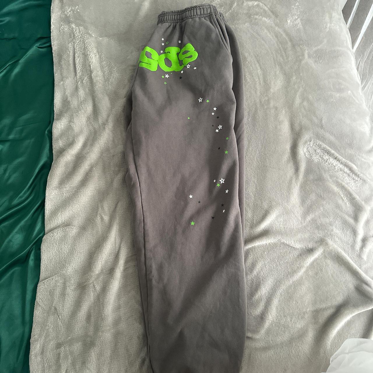Sp5der “Slate Grey” Sweats Brand New Just purchased... - Depop