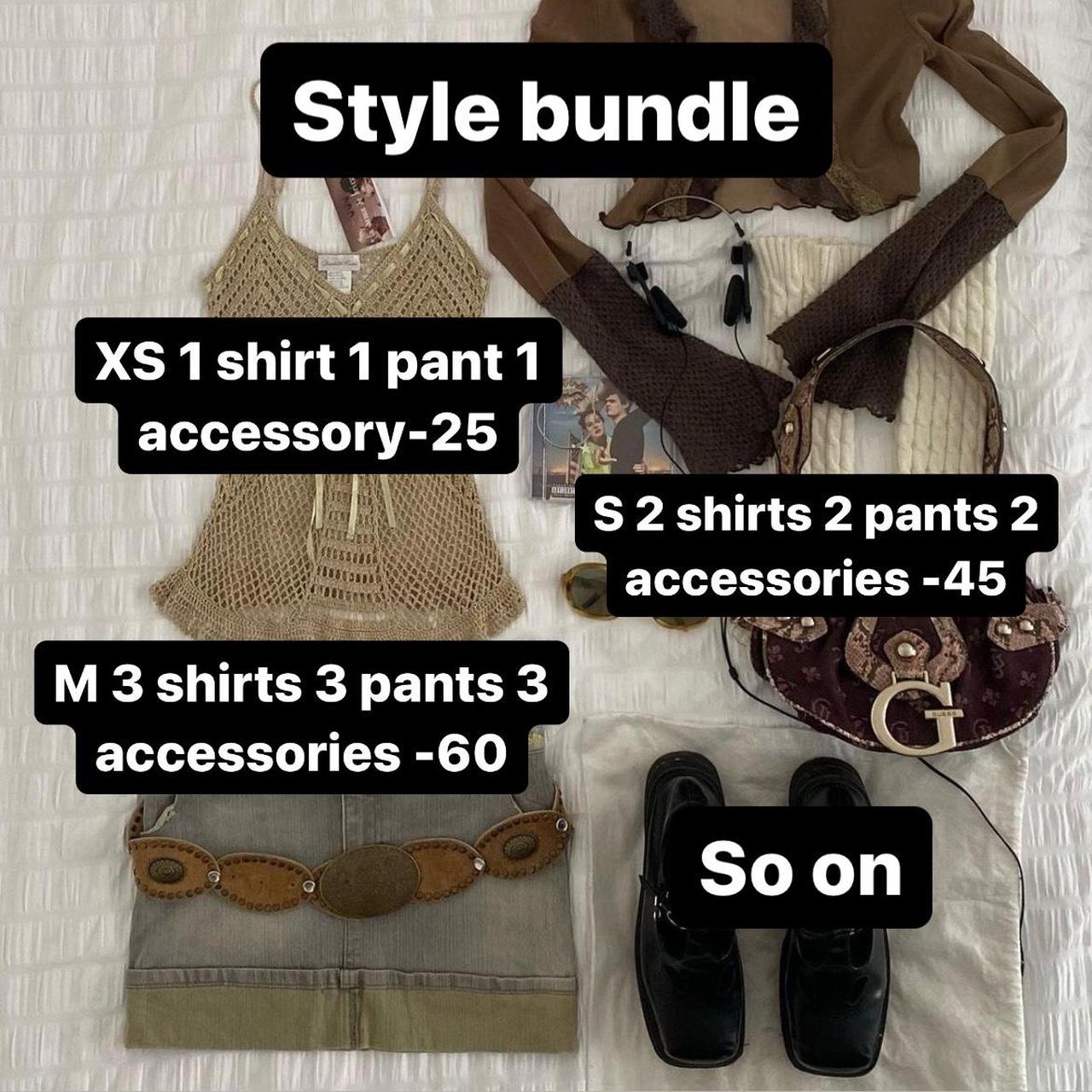 Custom style bundles. 4-7$ per piece but discounts... - Depop