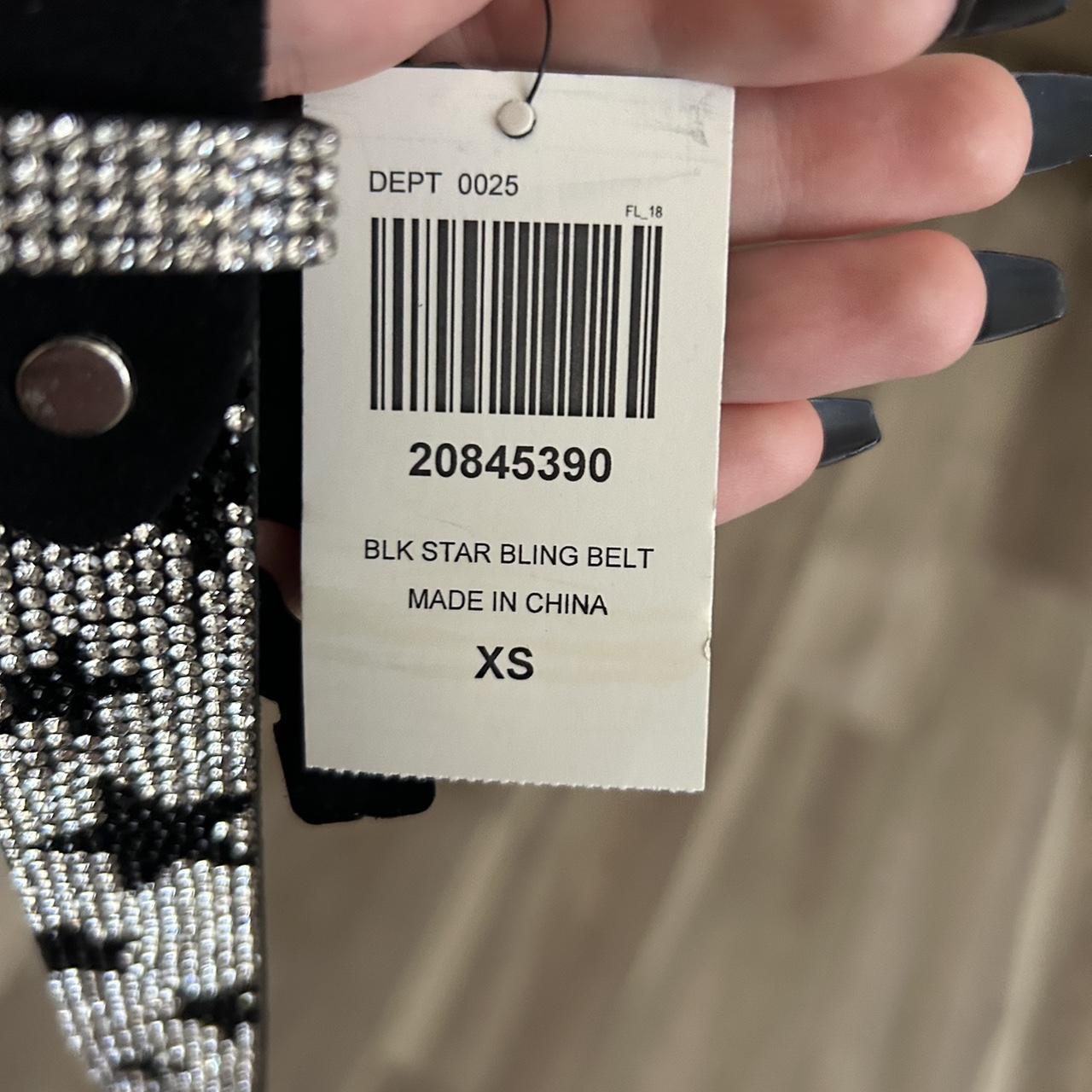 hot topic bedazzled star belt, size xs ⭐️ #scene #emo... - Depop