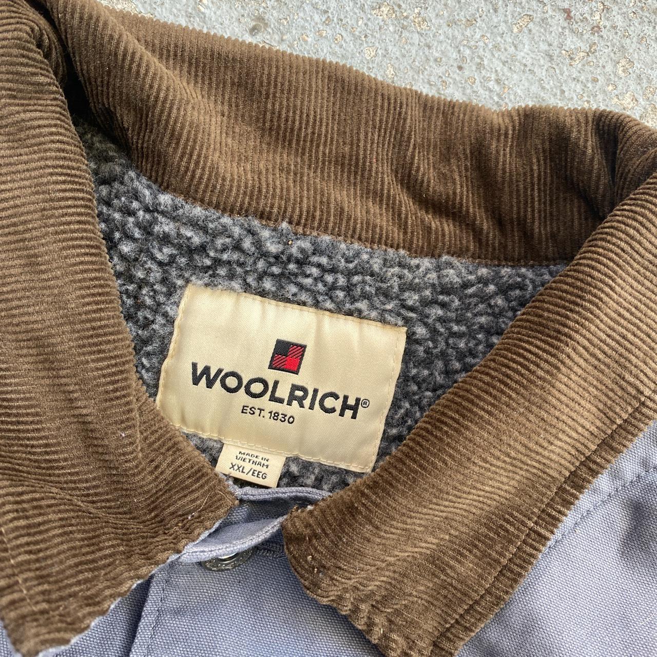 Woolrich 90s Grey Detroit Style Work Jacket... - Depop