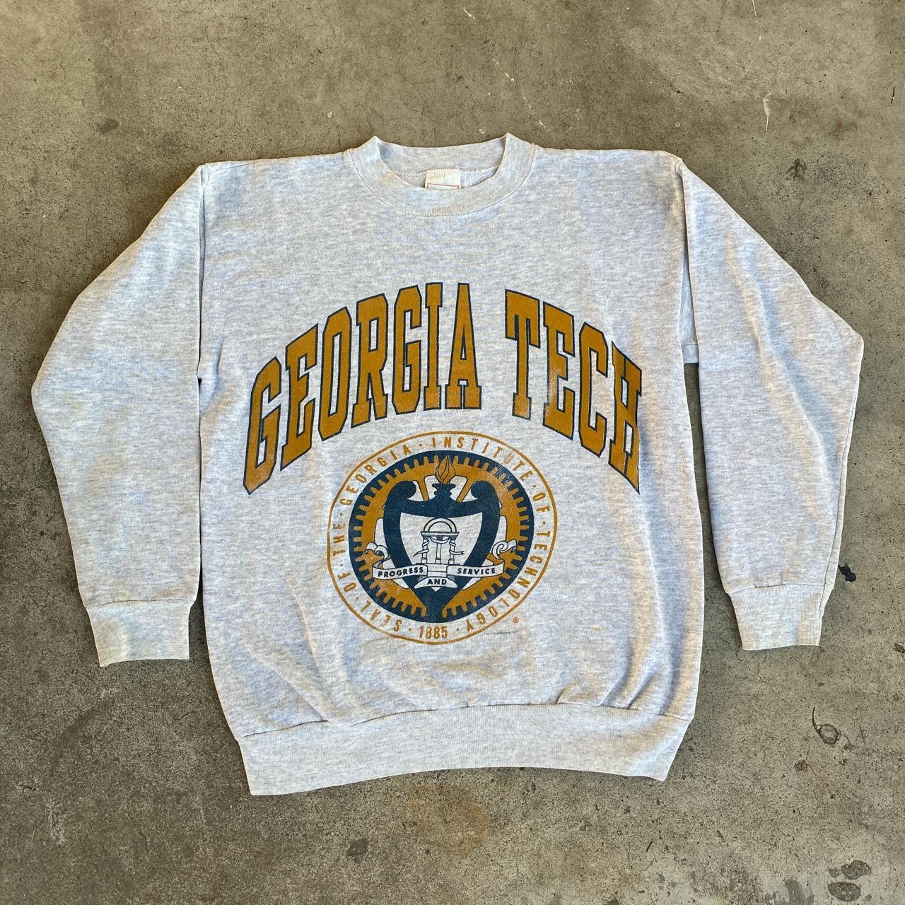 True Vintage Late 80s / Early 90s 1991 Georgia Tech... - Depop