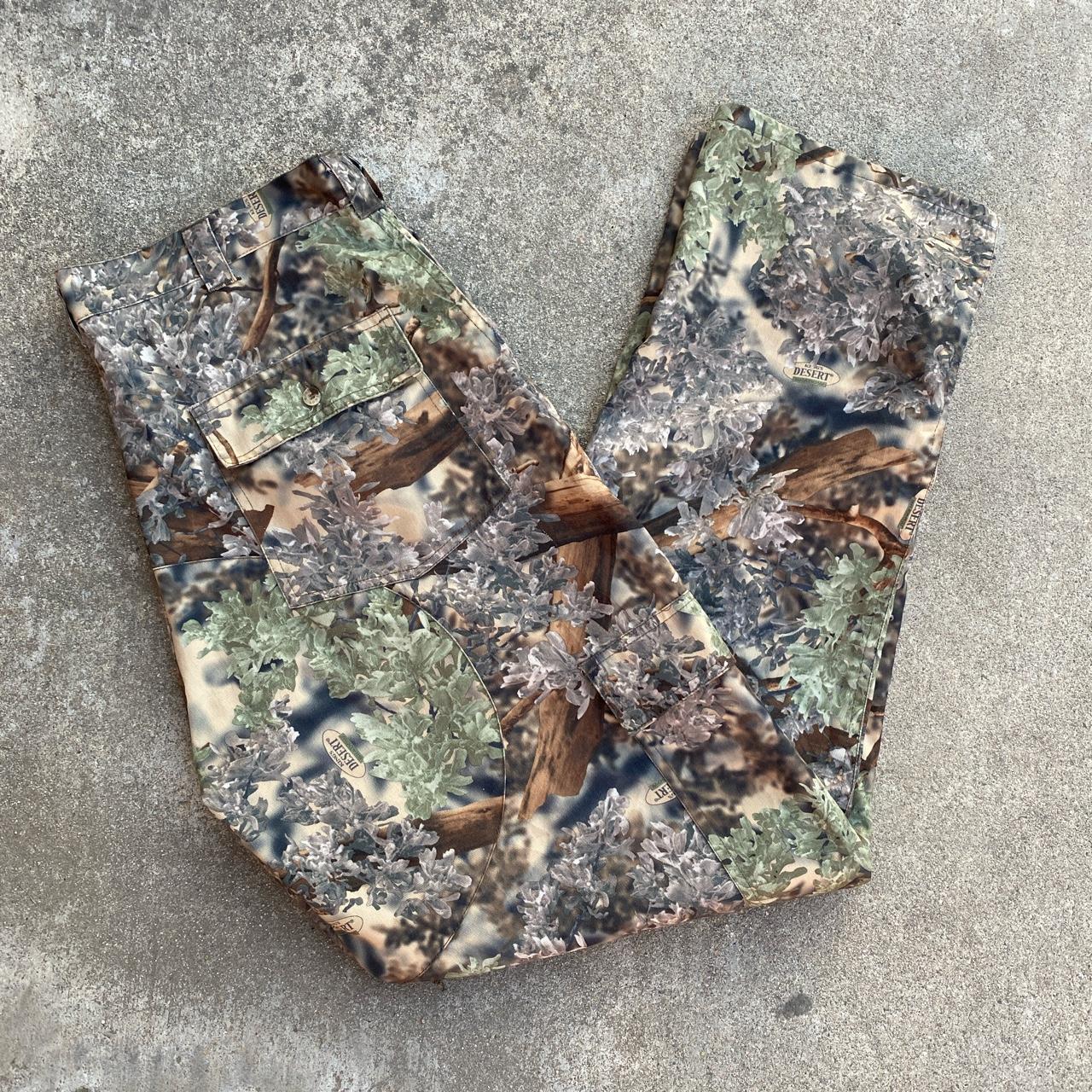 Vintage 90s Real Tree Desert Camo Cargo Pants ... - Depop