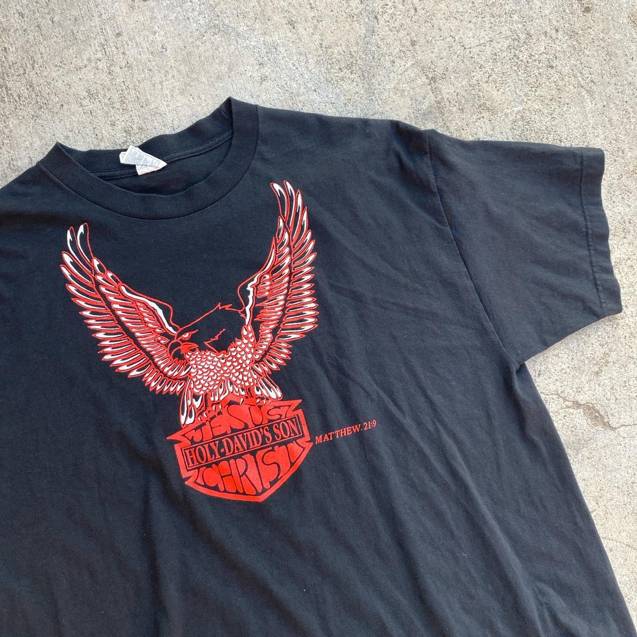Vintage Harley Davidson Jesus Is Lord Shirt... - Depop