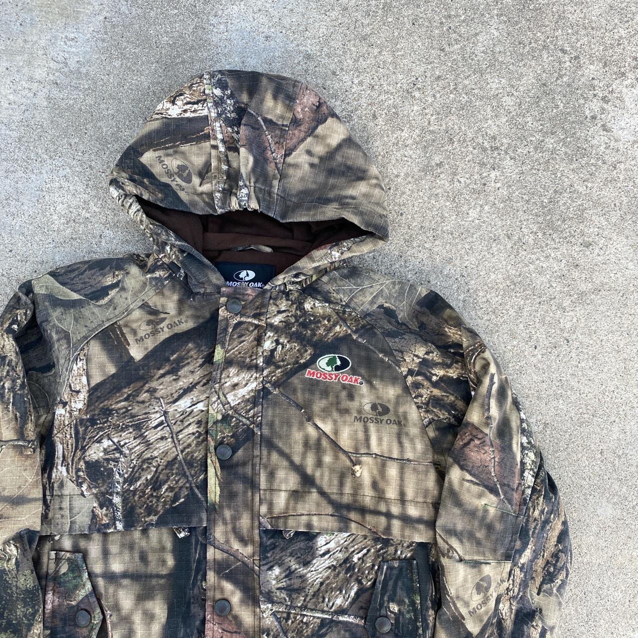 Mossy Oak Real Tree Camo Jacket Kids Measurements... - Depop