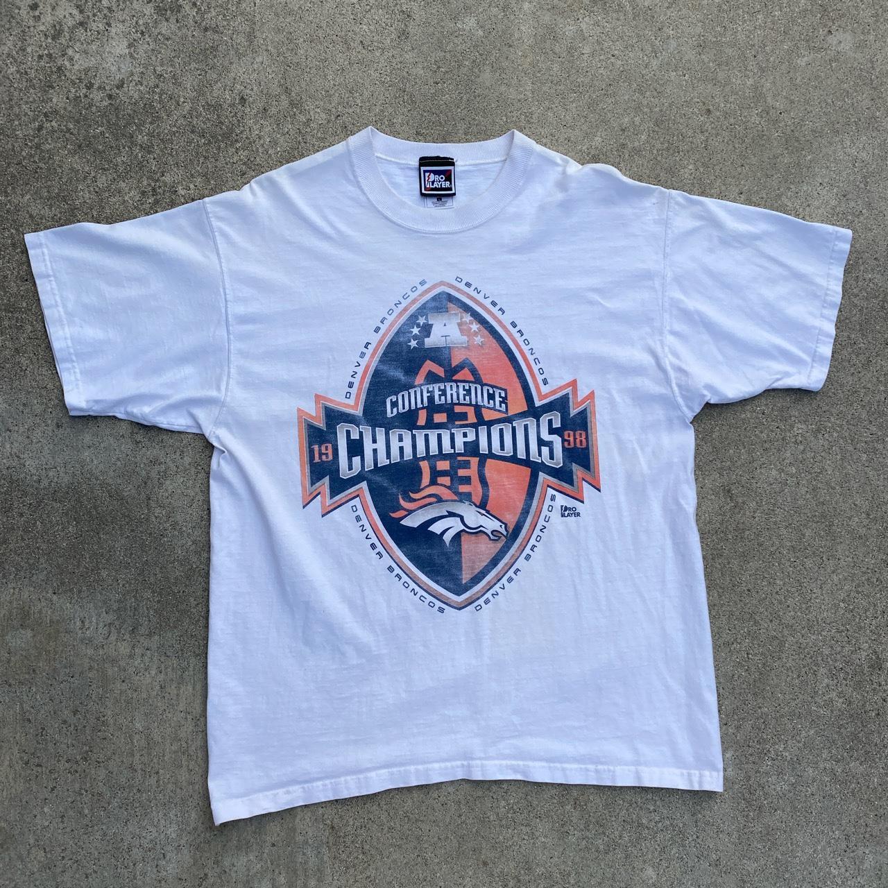 Vintage NFL Football Pro Player Denver Broncos Shirt... - Depop
