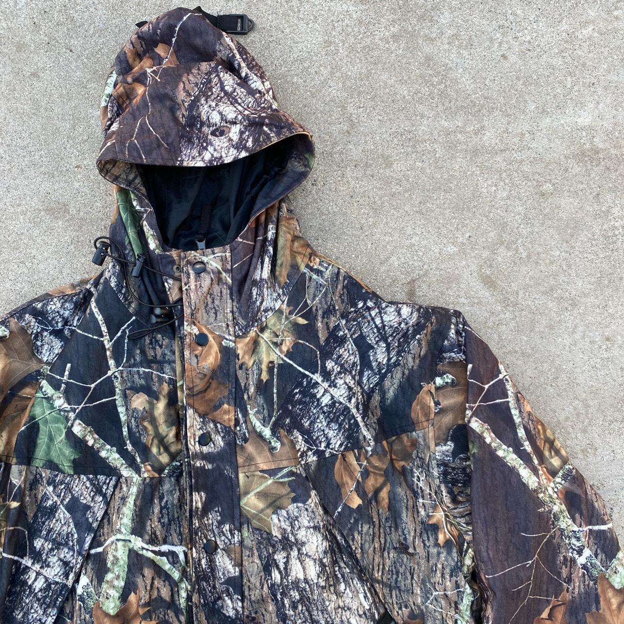 Vintage Mossy Oak Break Up Camo Hunter Jacket... - Depop