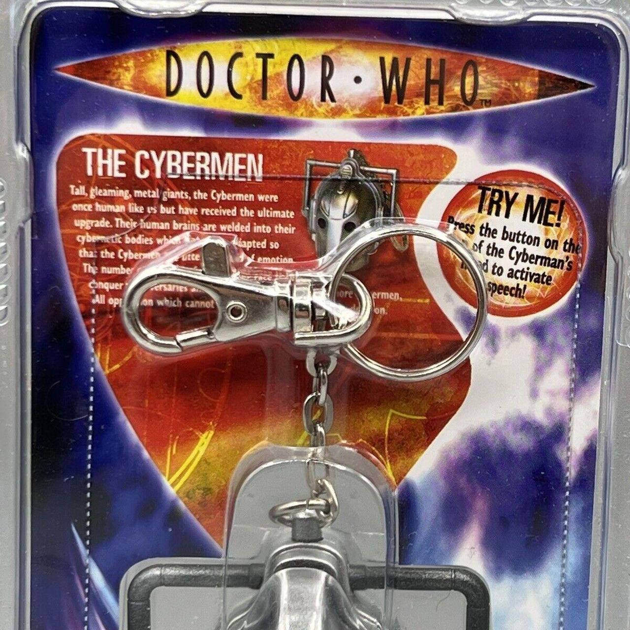 CYBERMAN SOUNDS KEY RING KEYCHAIN MOC DR DOCTOR WHO... - Depop