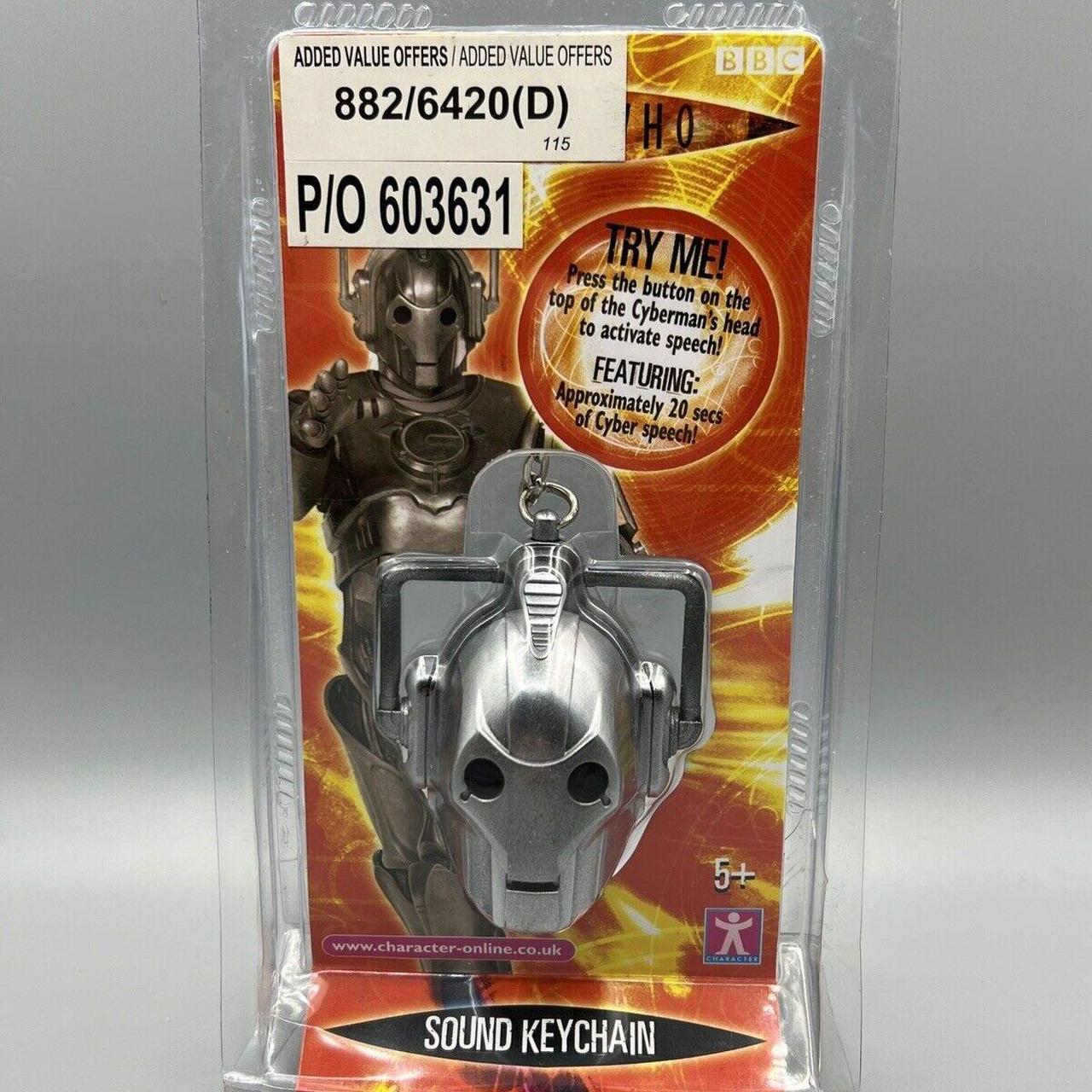 CYBERMAN SOUNDS KEY RING KEYCHAIN MOC DR DOCTOR WHO... - Depop