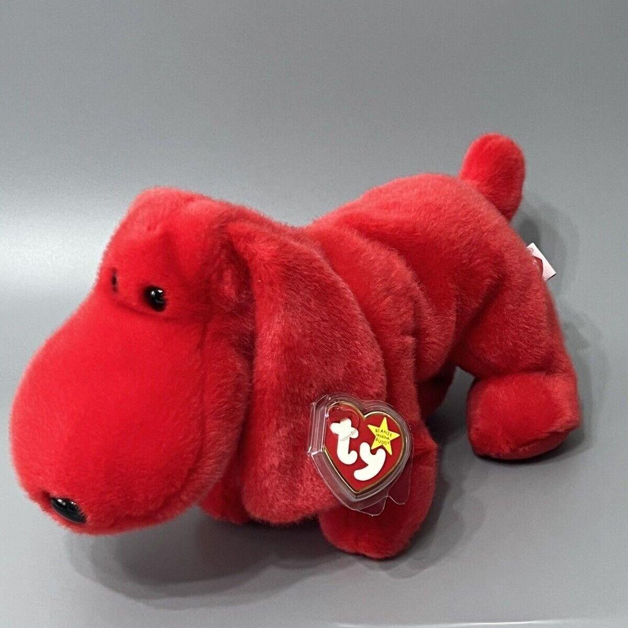 Ty Beanie Buddies - Rover Red Dog - LARGE 12" Soft... - Depop
