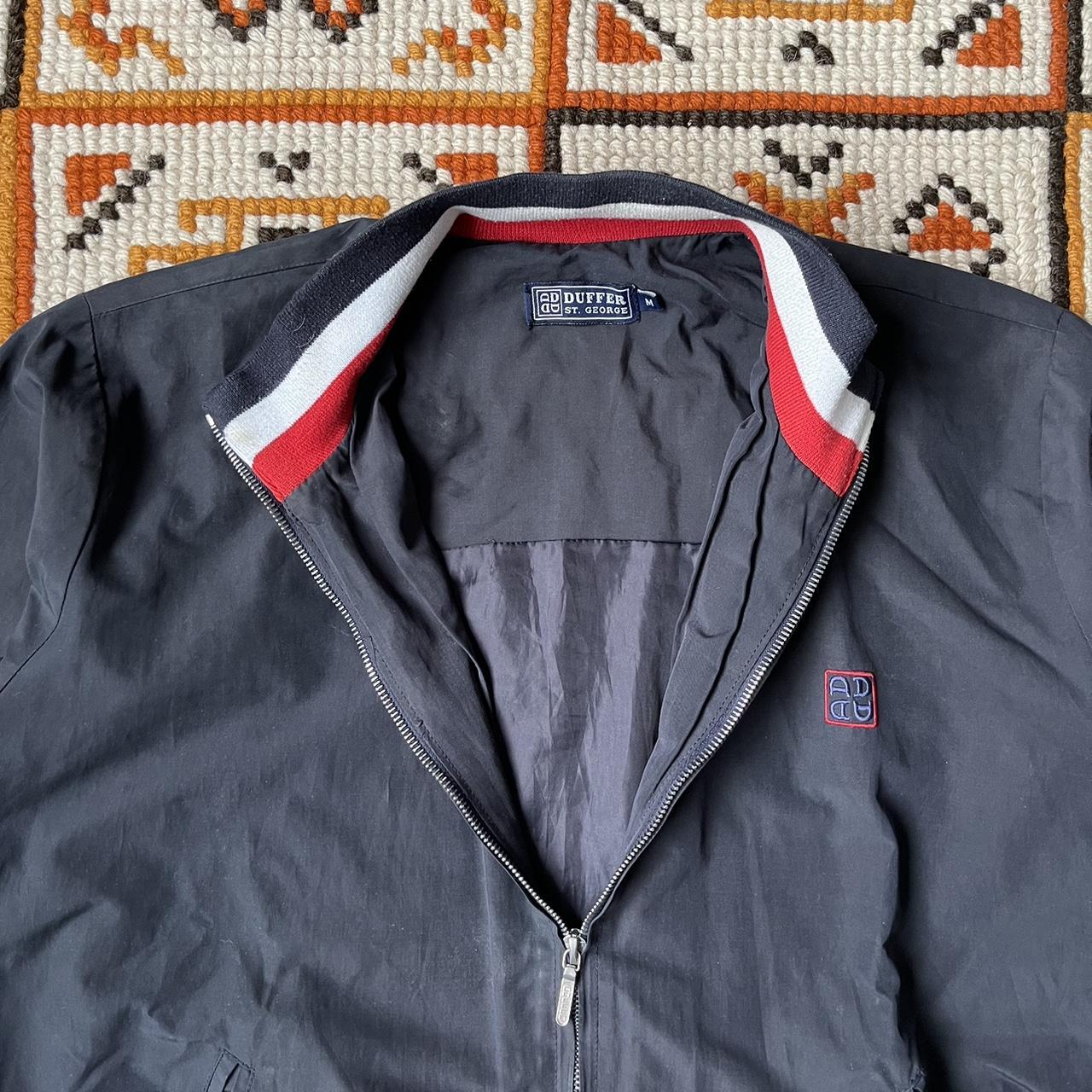 St Duffer lightweight elastic trim jacket Navy... - Depop