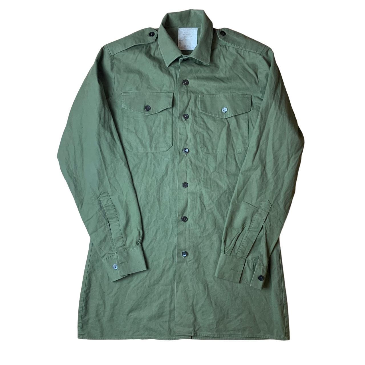 Vintage British Military Ben Sherman Shirt in... - Depop