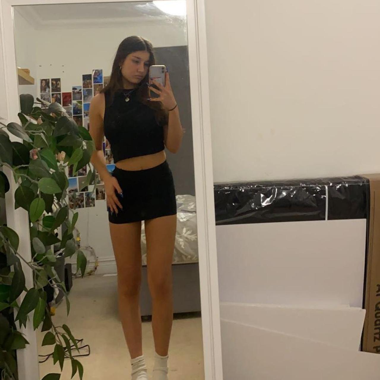 MOTEL ROCKS MINI SKIRT BLACK SIZE S perfect for... - Depop