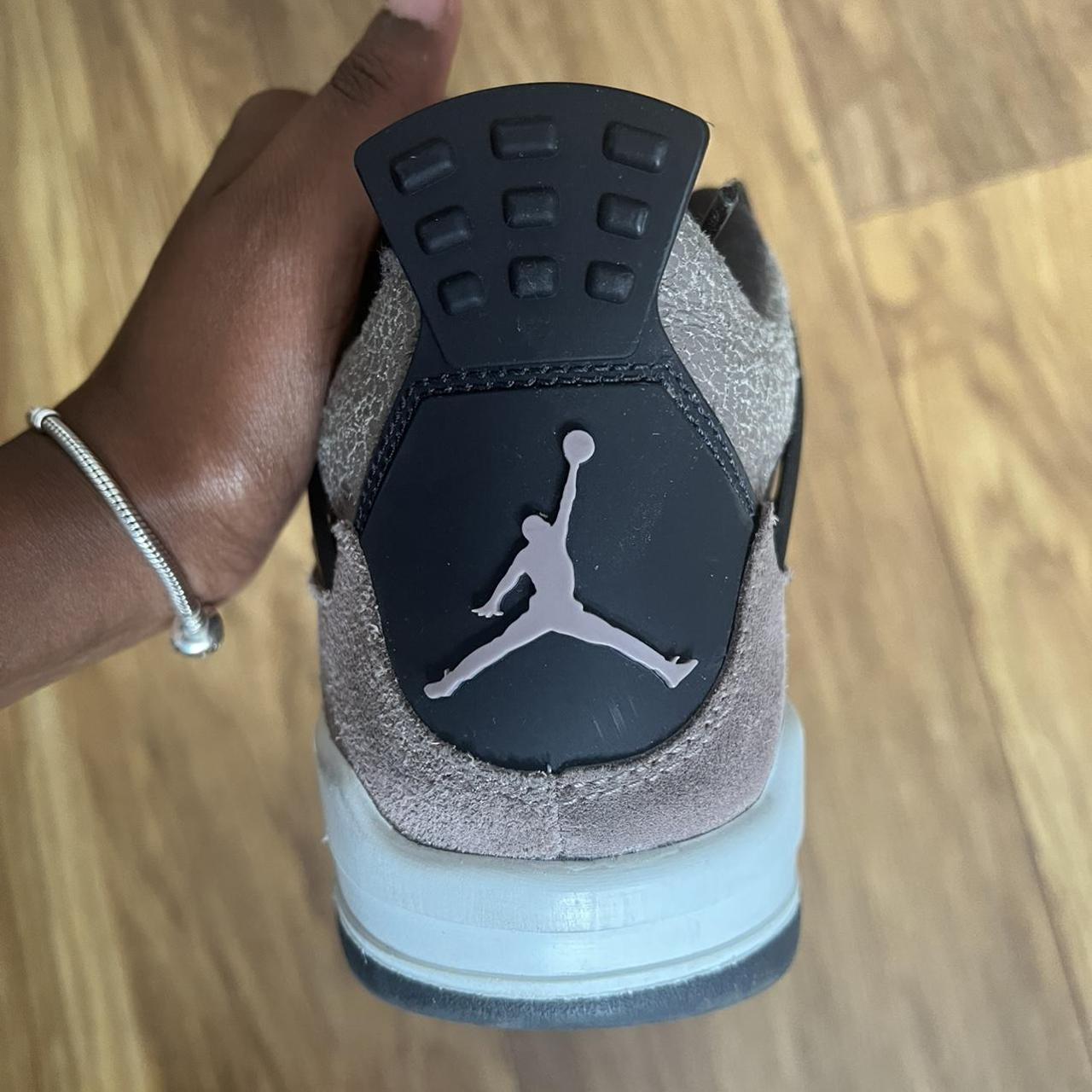 Air Jordan 4 - Retro Taupe Haze Size : 5.5 Worn a... - Depop